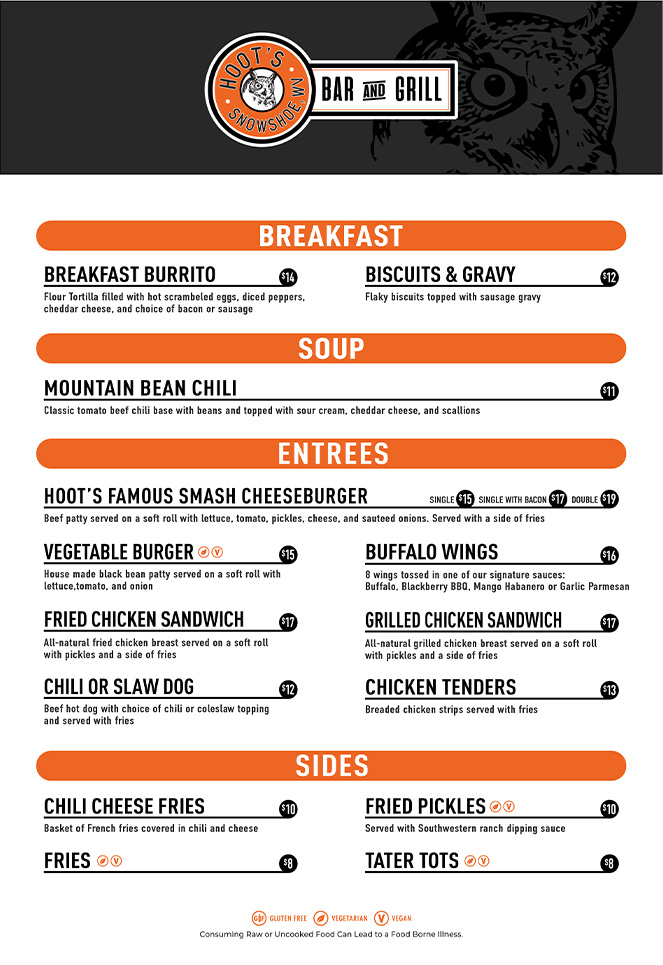 Hoots Bar and Grill | Snowshoe Mountain